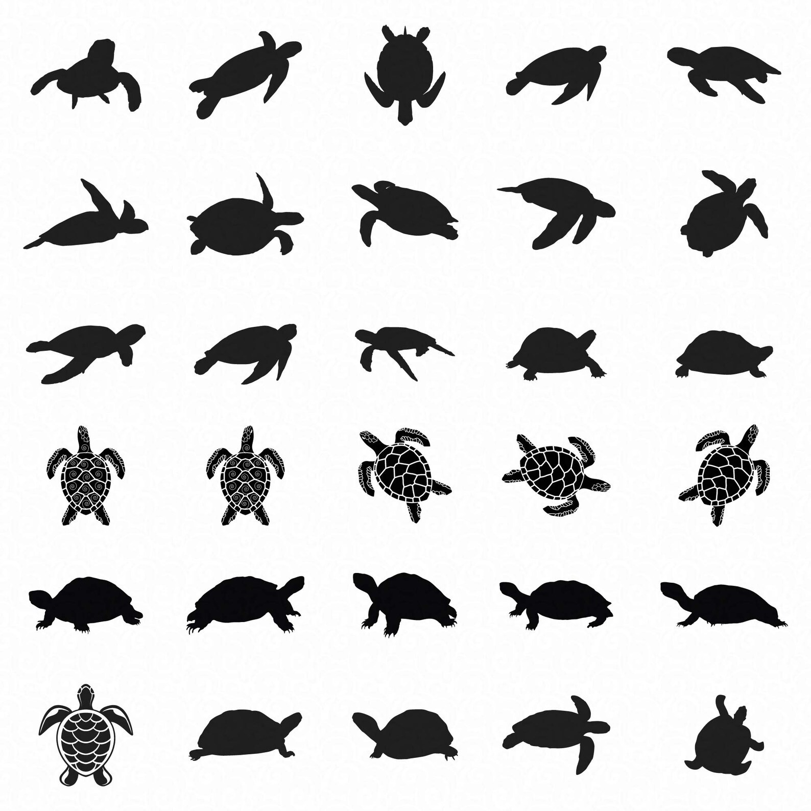 Turtle Svg Bundles, Sea Turtle Clip Art, Turtle Face Svg, Sea Turtle ...