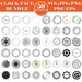 Cute Clock Face Svg Bundles, Clock Face PNG, Clock Face Clipart, Clock ...