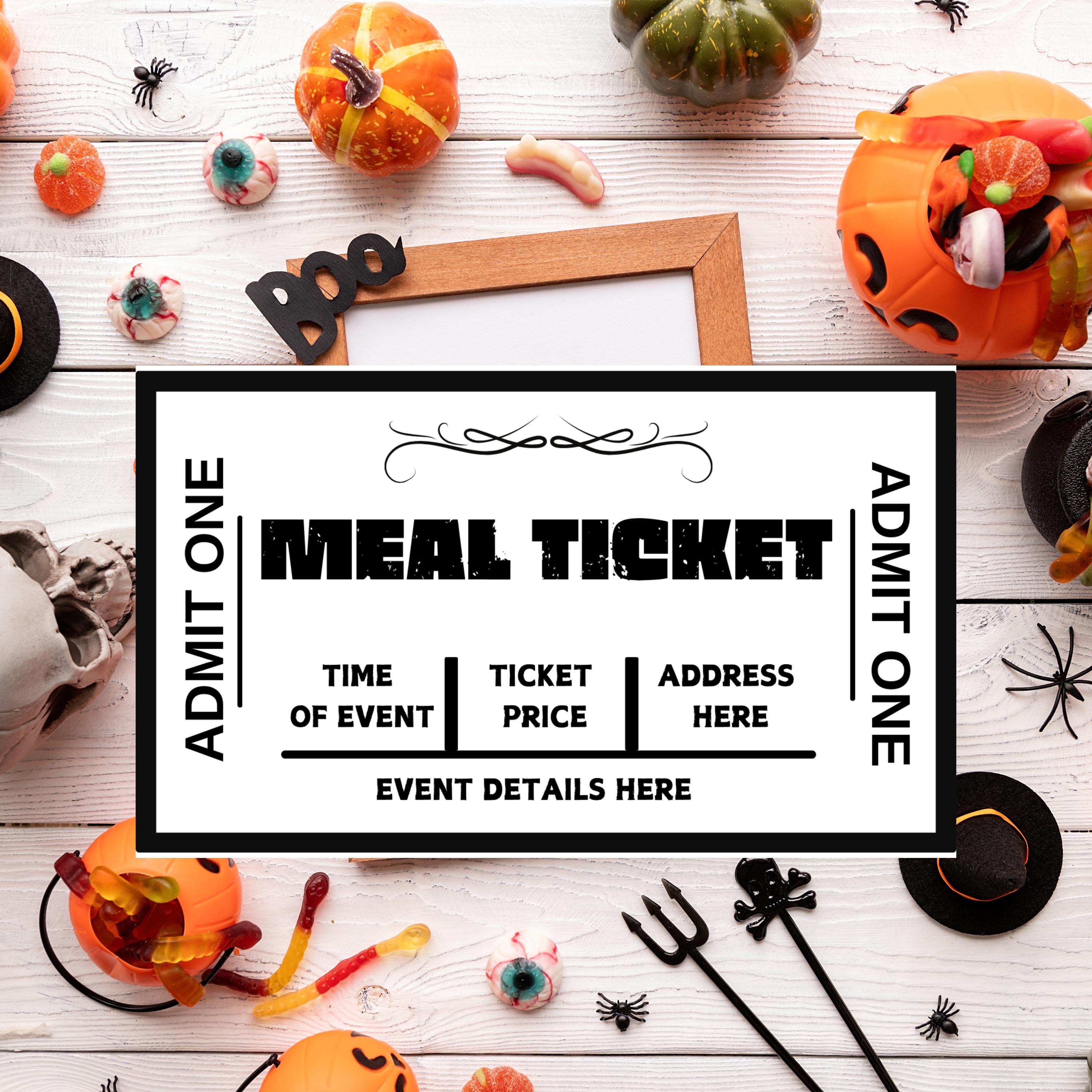 Editable Meal BBQ Hotdog Ticket Template Fundraiser Chicken BBQ ...