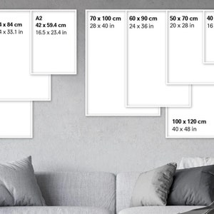 Birth Flowers Poster May, Wall Art, Flower Print, Flower Design, Living ...