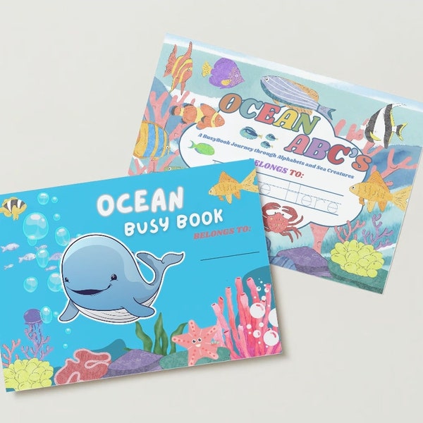 Busy Book Printable - Etsy