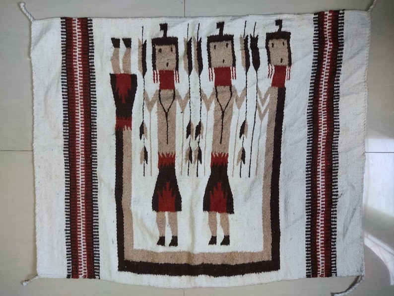Navajo Yei Rug - Etsy