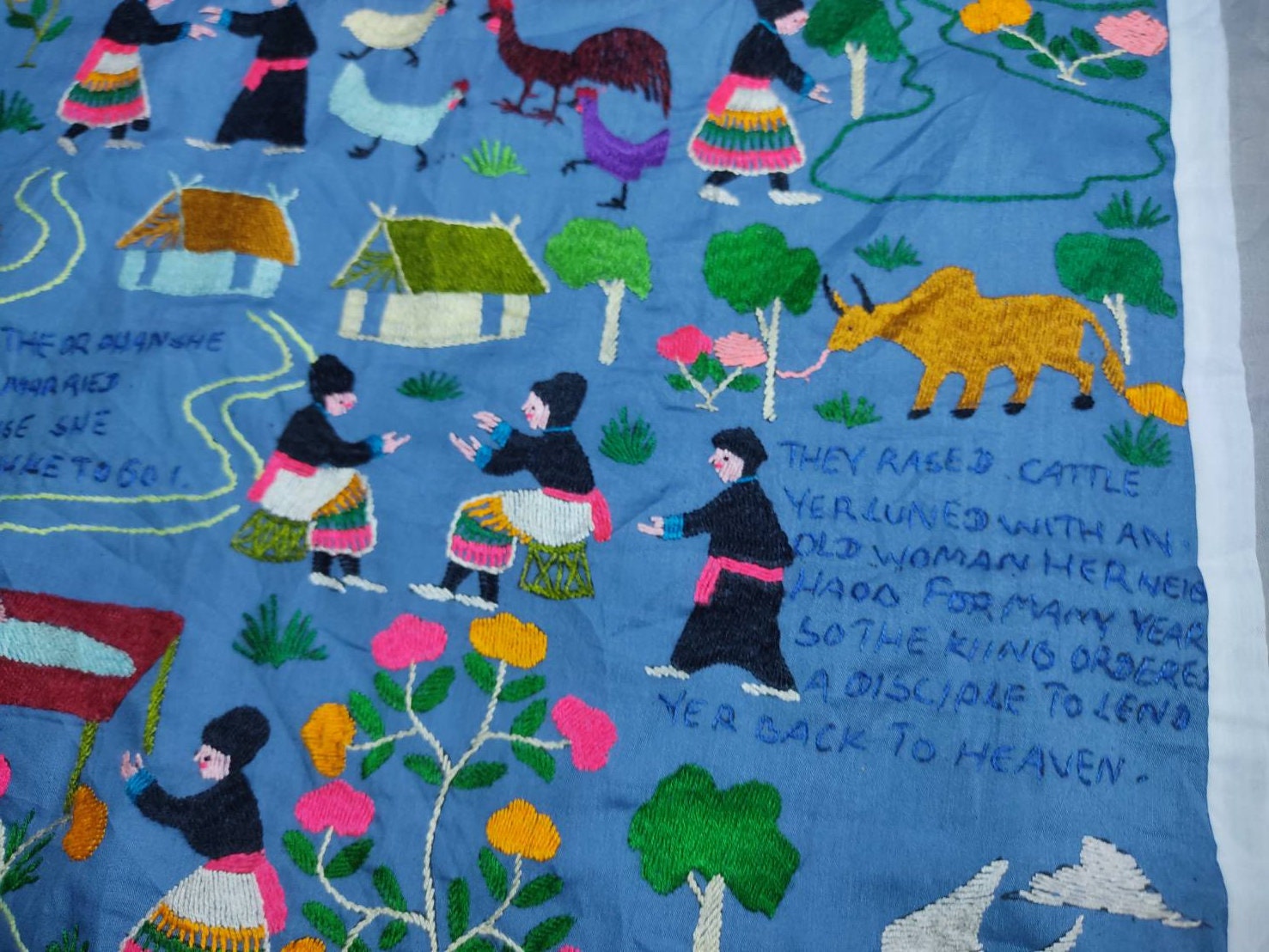 Hmong Refugees Story Tapestry Art - Etsy