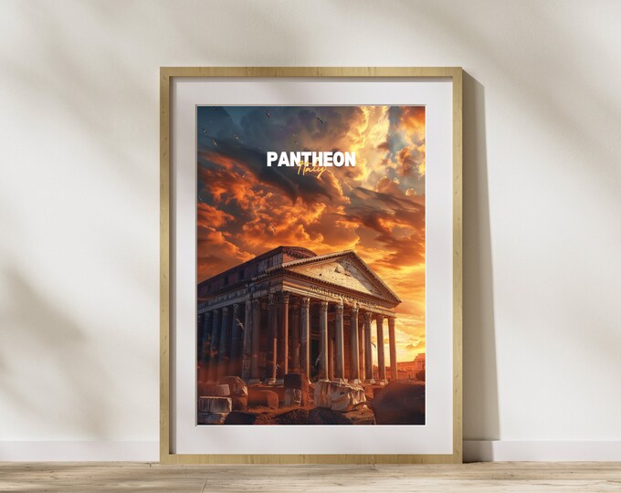 Greek Pantheon Illustration Poster 18x24in - Etsy