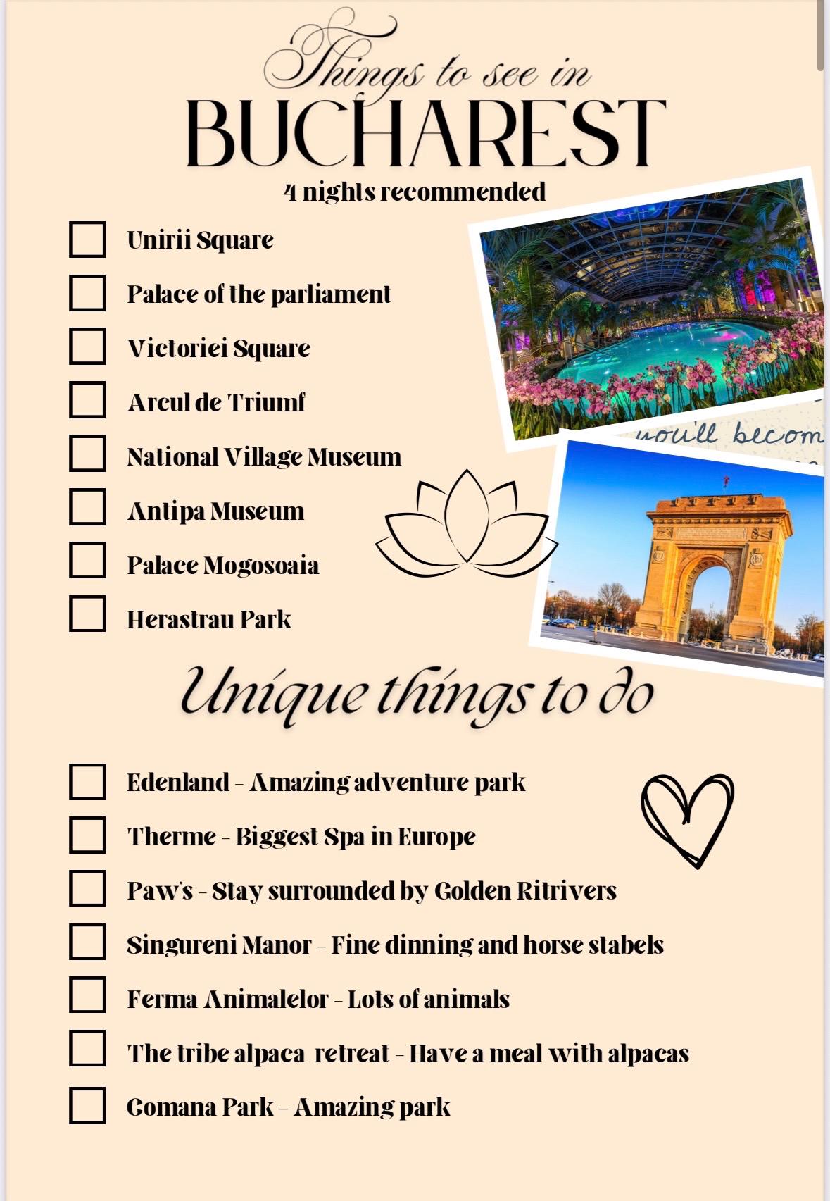 Romania Ultimate Bucket List Travel Guide - Etsy