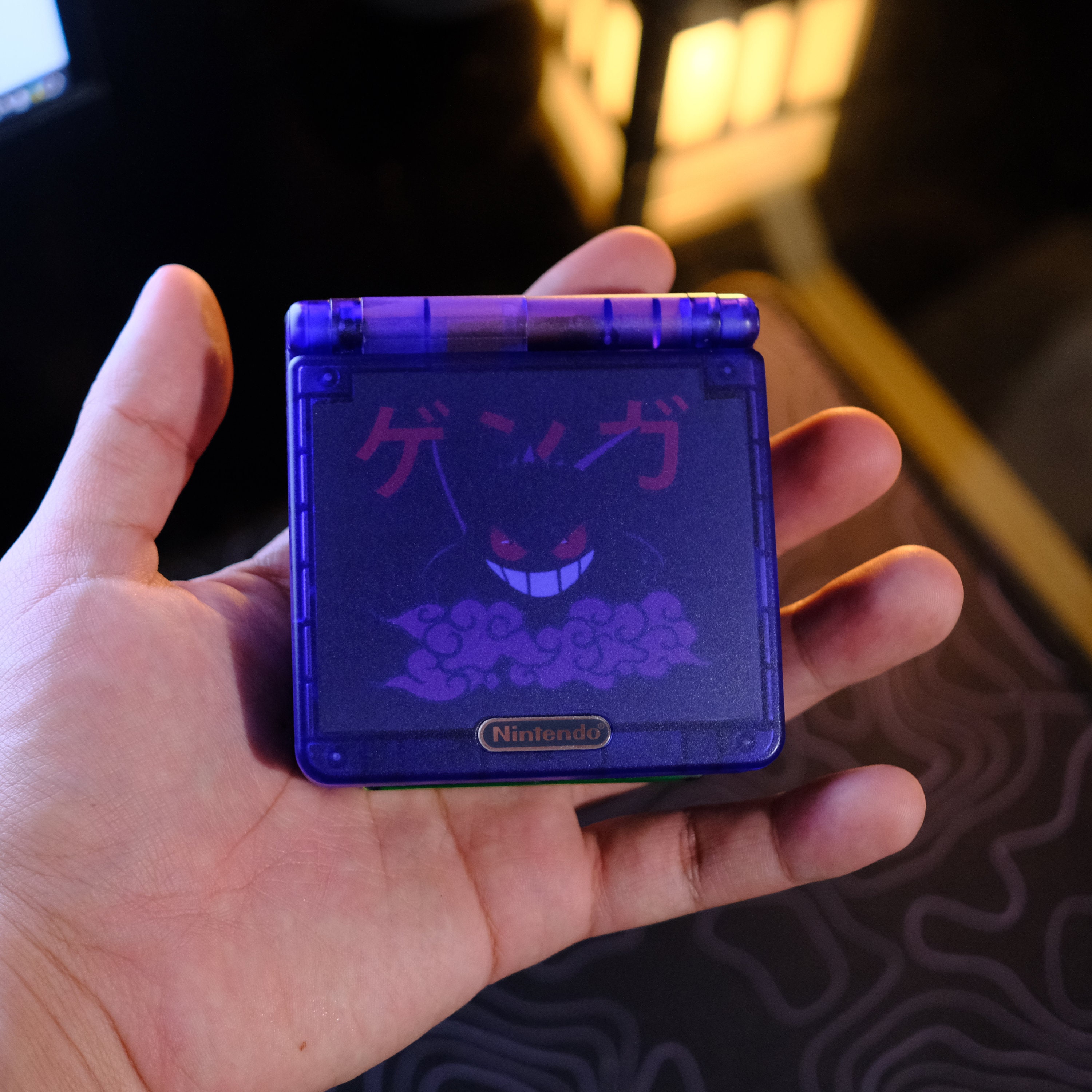Modded Gengar Gameboy Advanced SP Console GBA IPS Display - Etsy