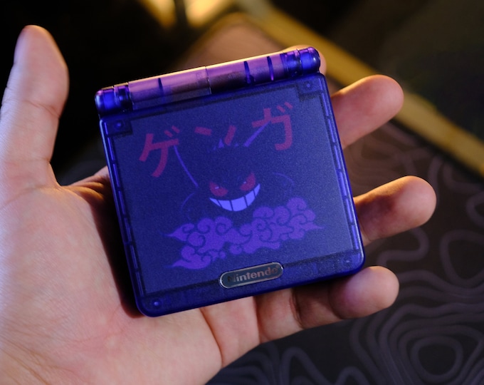 Modded Gengar Gameboy Advanced SP Console GBA IPS Display - Etsy