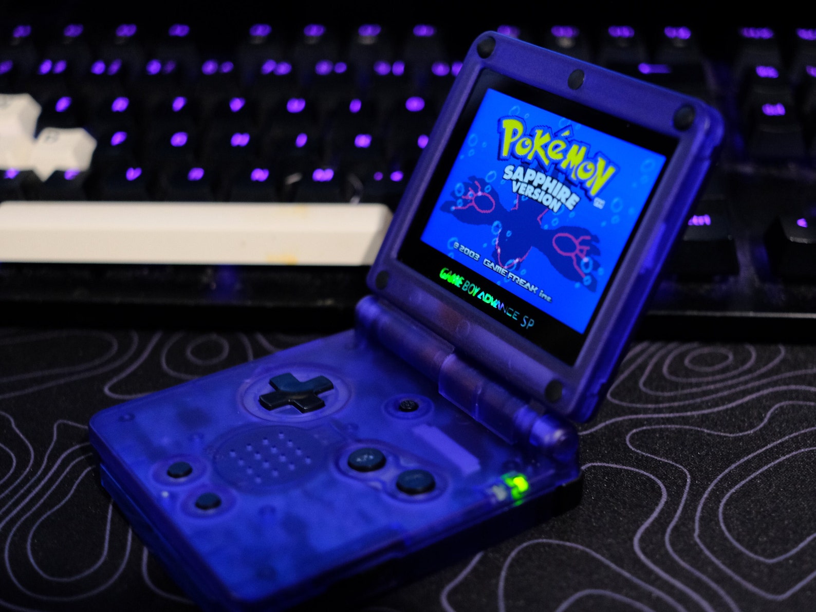 Modded Gengar Gameboy Advanced SP Console GBA IPS Display - Etsy
