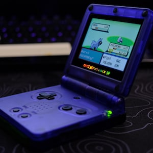 Modded Gengar Gameboy Advanced SP Console GBA IPS Display - Etsy