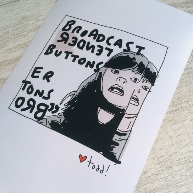 Broadcast Tender Buttons