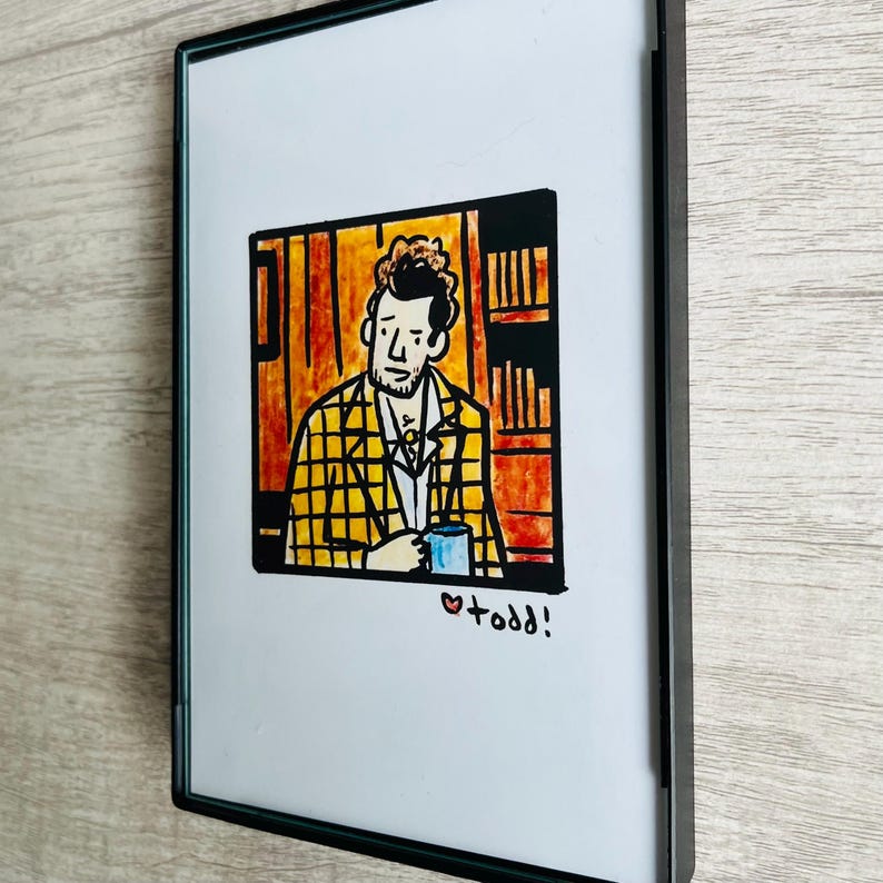 Seinfeld - Kramer Print, 4 X 6 Inches, TV, Framed Artwork, Wall Decor ...