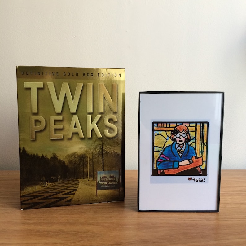 Twin Peaks Log Lady Art Print 4 X 6 Inches Television | Etsy