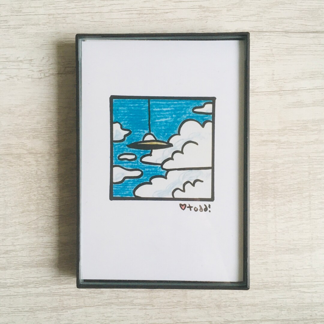 Flying Saucer - Plan 9 From Outer Space - 4x6 Inch Print, UFO, Aliens ...