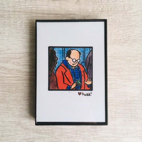 George Costanza Framed Poster - Etsy