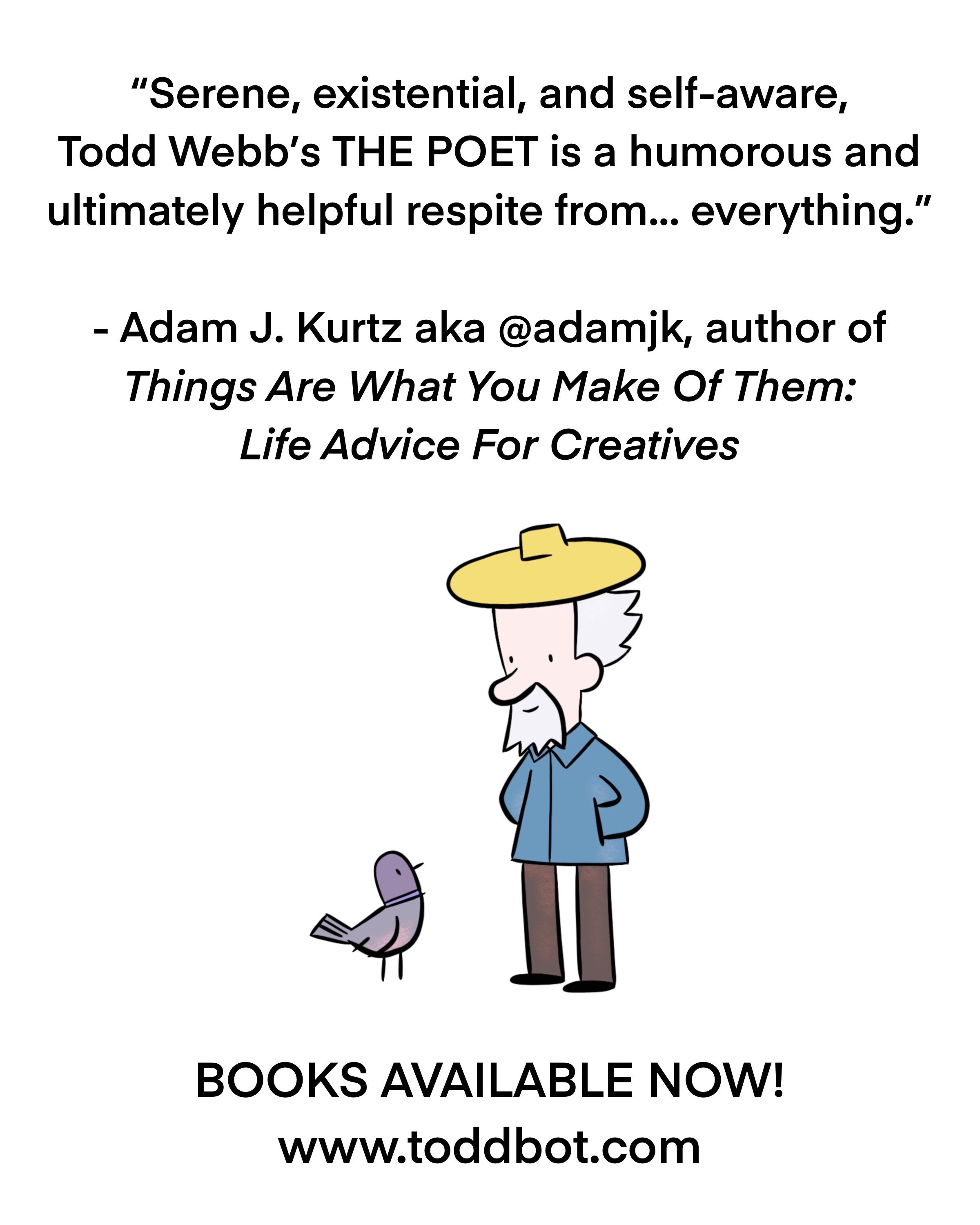 The Poet Begin By Being comic strip collection comic book | Etsy