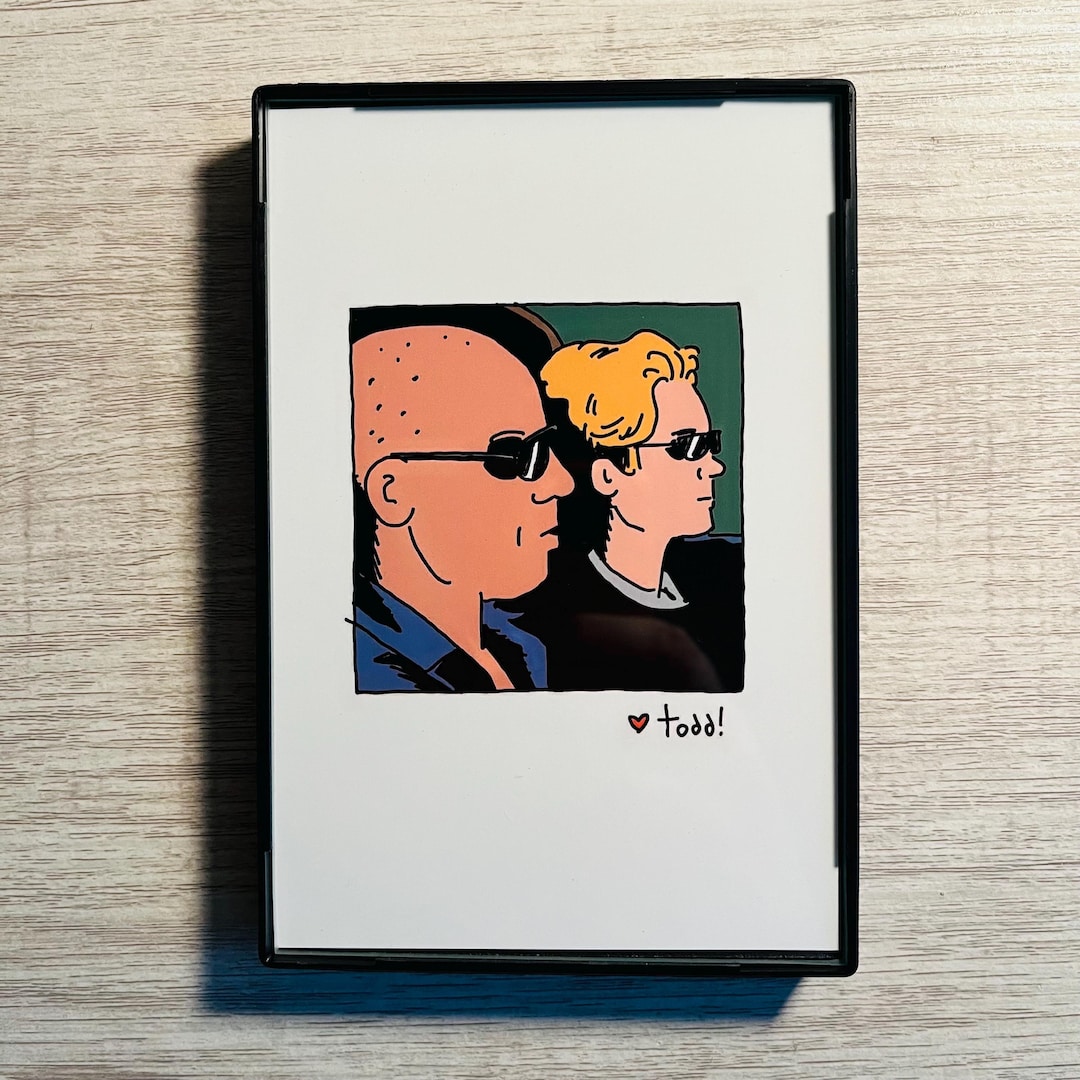 The Fast and the Furious, 4 X 6 Inch Print, Ink and Crayon Drawing ...