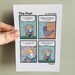Comic Strip - the Sound of Sunshine - the Poet 4x6 Inch Print, Art ...