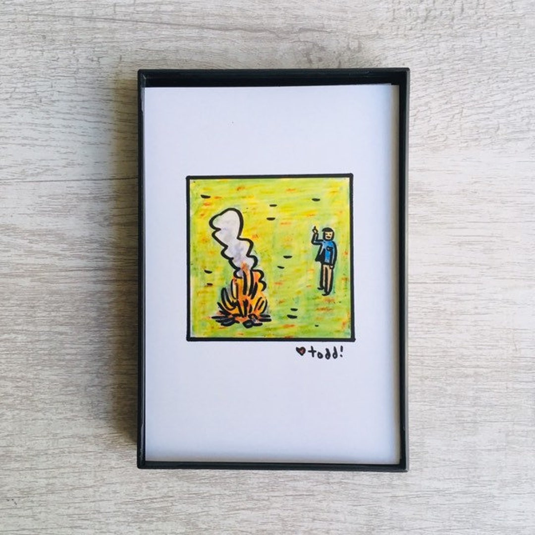 Middle Finger Max Rushmore Print, 4 X 6, Art, Wall, Movies, Gift, Wes ...