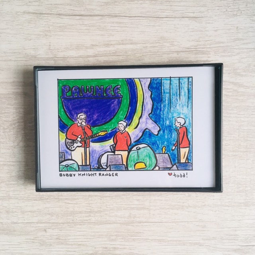 Parks & Rec / Bobby Knight Ranger - Print, 4 X 6 Inches, Yo La Tengo ...