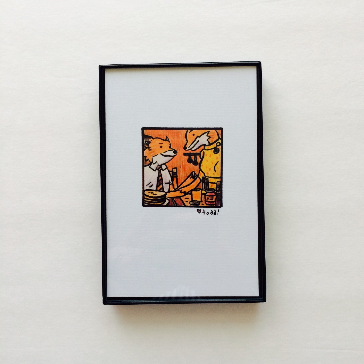 Art, Fantastic Mr Fox, Felicity Fox, Print, 4 X 6 Inches, Wes Anderson ...