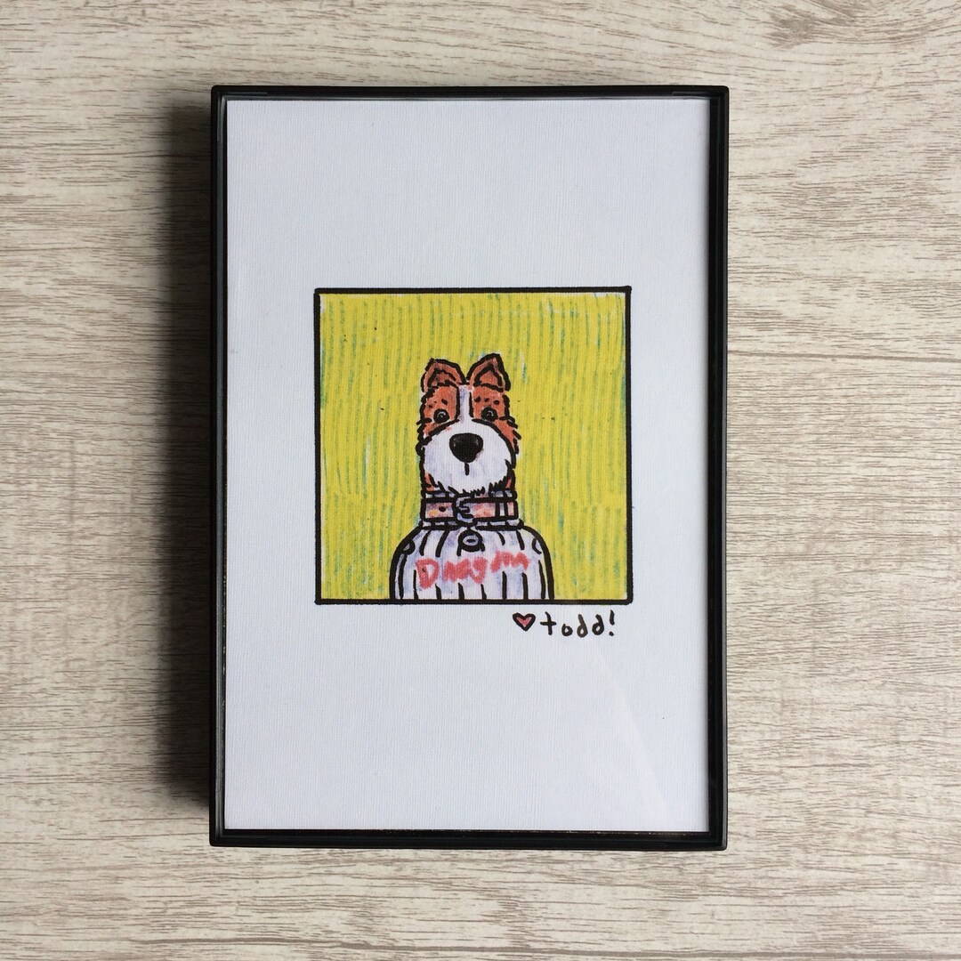 Isle of Dogs Boss, Print, 4 x 6 inches, Wes Anderson, movies, film geek ...