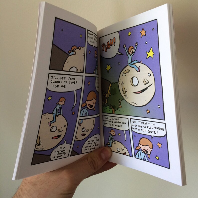 Tuesday Moon Comic Book 5 X 7 Inches 70 Pages Full Color - Etsy