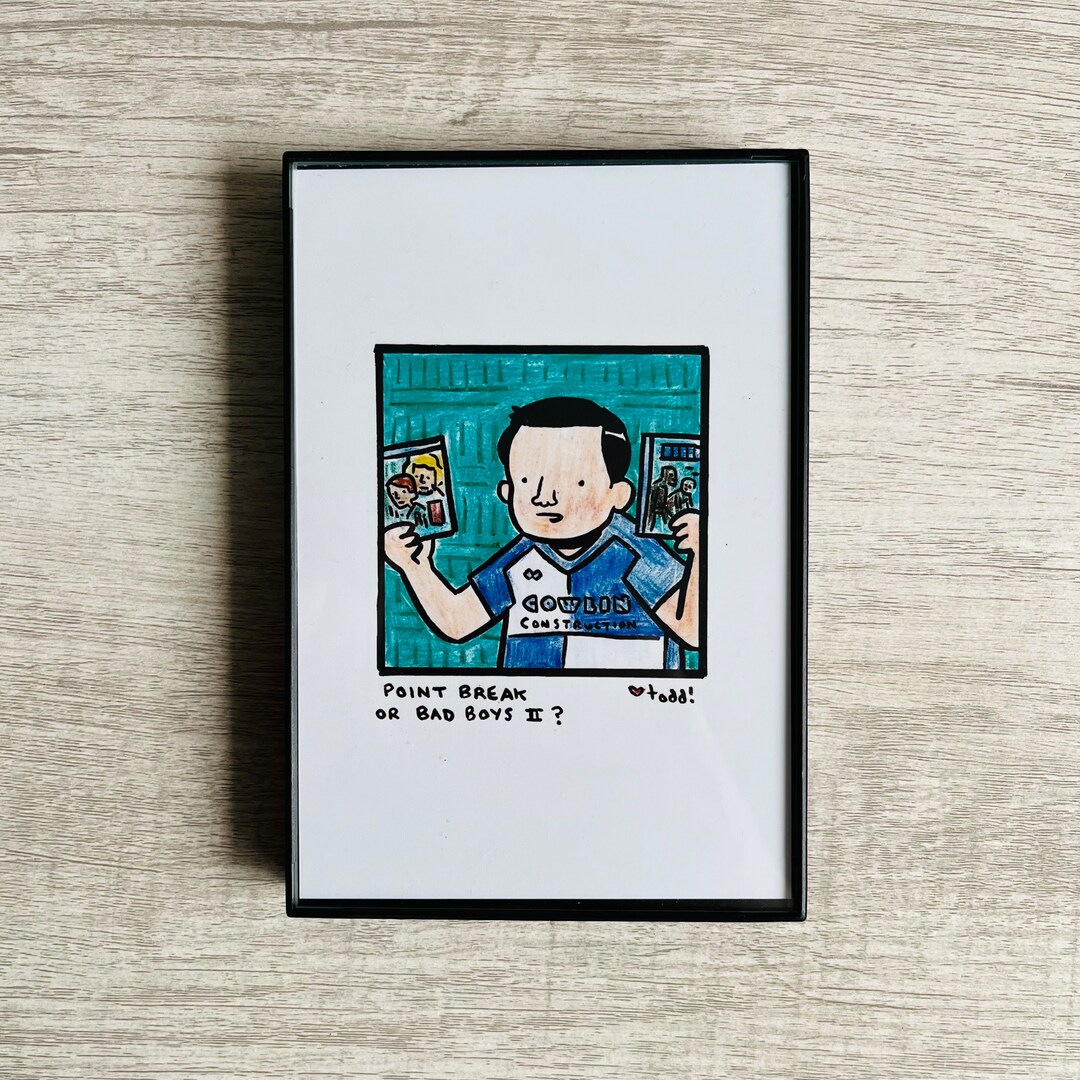 Hot Fuzz - Point Break or Bad Boys II? 4x6 Inch Print, Edgar Wright ...