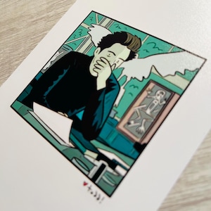 Twilight Edward Cullen Print: Stink Face Fan Art (4x6 Inch) - Etsy