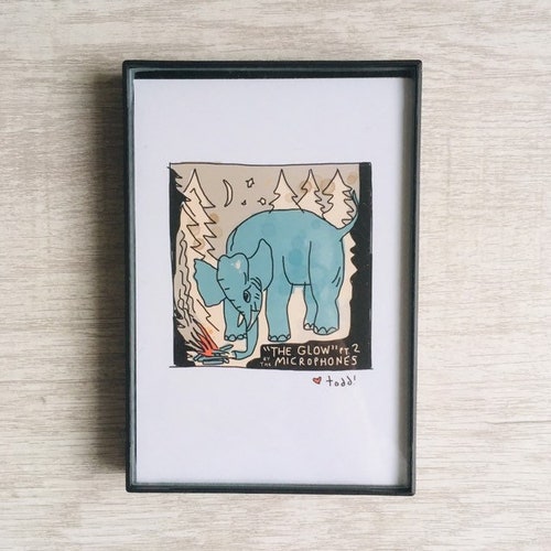 The Microphones the Glow Part Two Art Print 4 X 6 Inches - Etsy