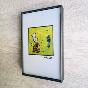 Rushmore Print: Max Fischer Middle Finger - Wes Anderson Film Art (4x6 ...