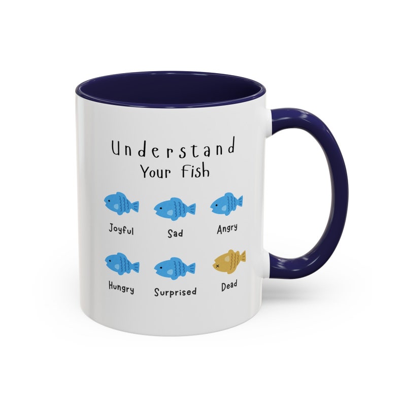Funny Fish Coffee Mug: Aquarium Lover Gift - Etsy