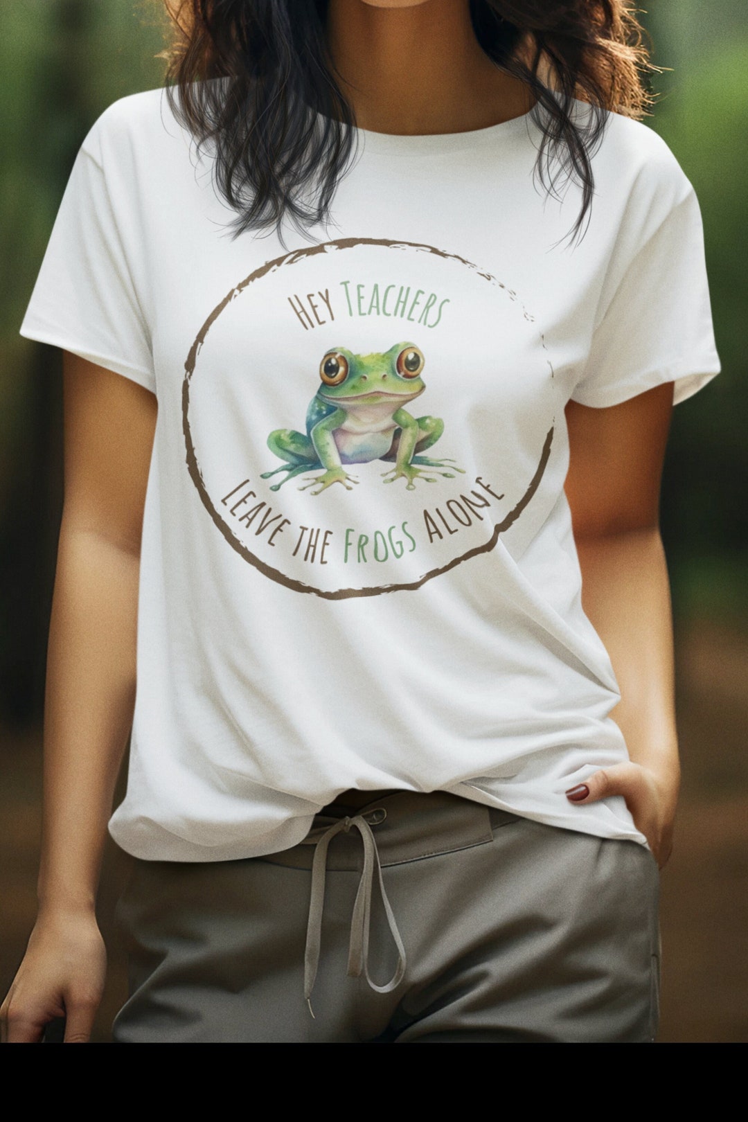 Teachers Leave Frogs Alone Shirt: Vegan Animal Lover Tee - Etsy
