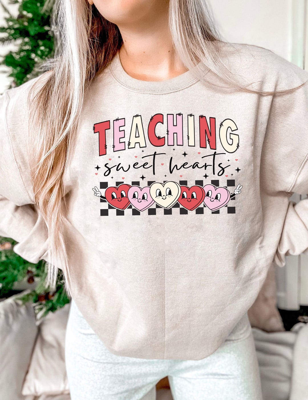 Teaching Sweethearts Valentine's Day Teacher Life Teaching T-shirt ...
