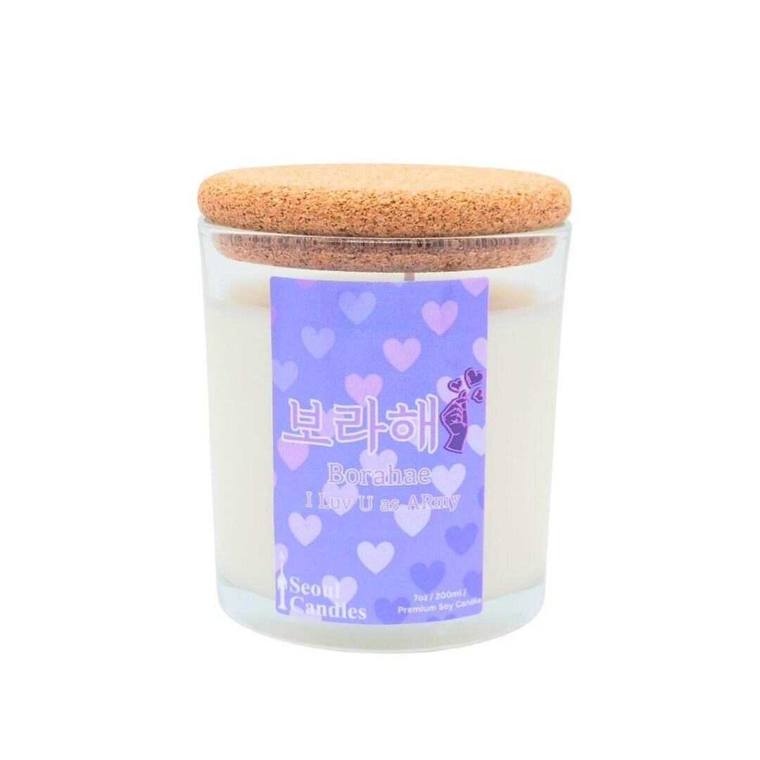 Korean Finger Heart Candle / 보라해 / BTS / Fingerheart / Borahae / BTS ...