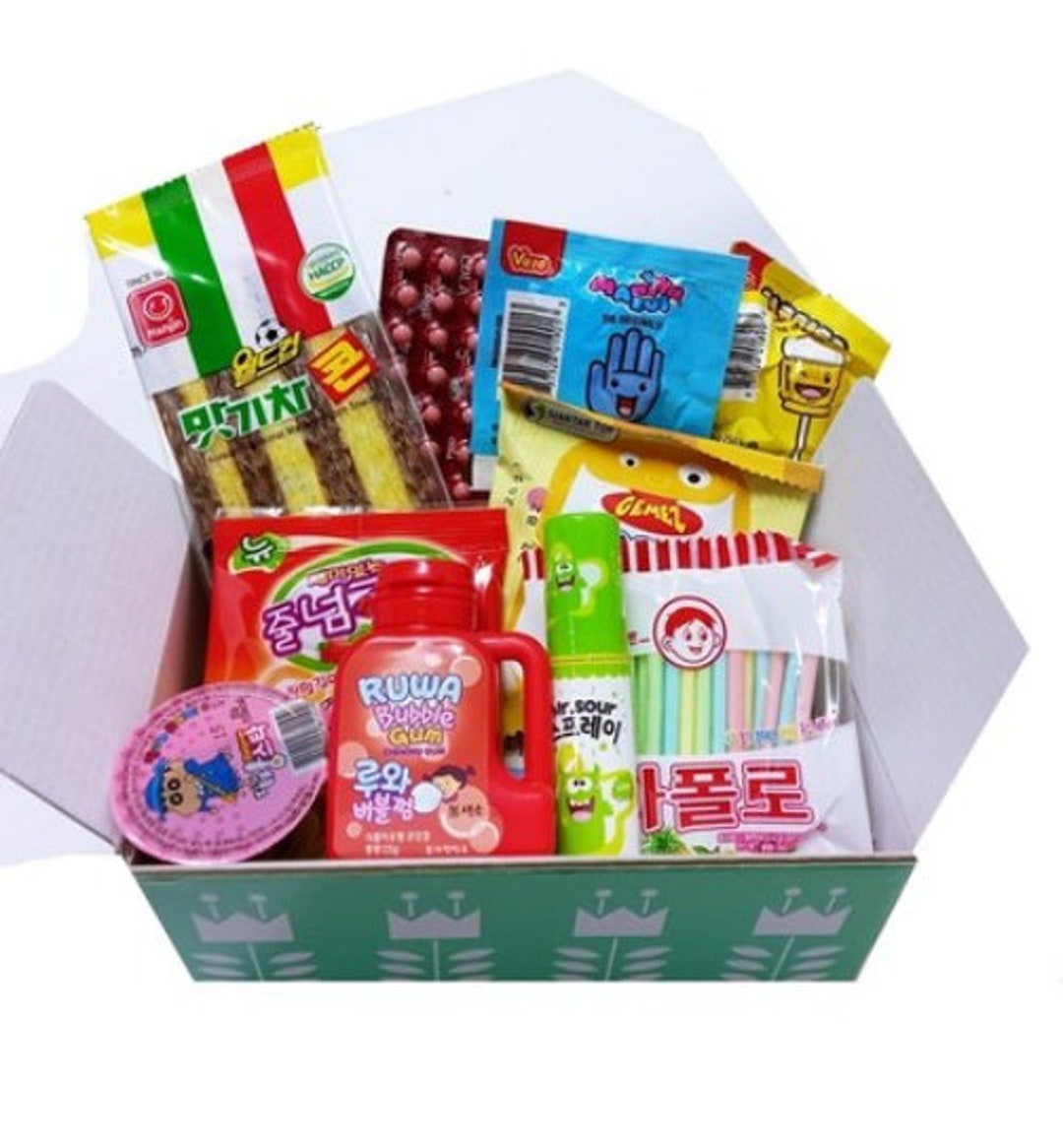 Authentic Korean Snack Box 10retro Korean Snack Set Box/classic Korean ...