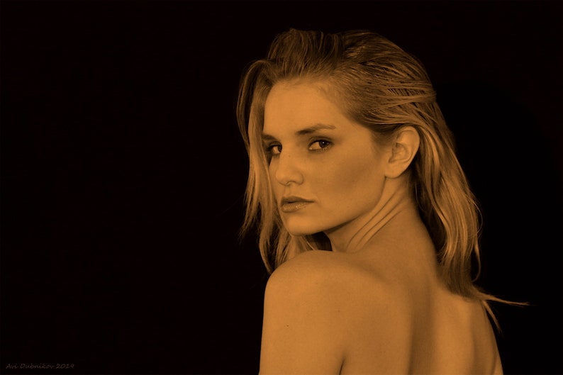 Pop Art Wall Glamour Sepia Liz Ashley Monochrome Photo Paper Etsy