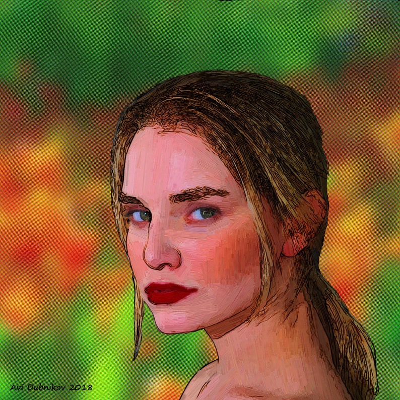 Pop Wall Art Liz Ashley Model Canvas Paper Digital Print Etsy Israel