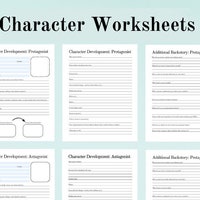 Character Profile Template: Plan & Develop Your Book Characters ...