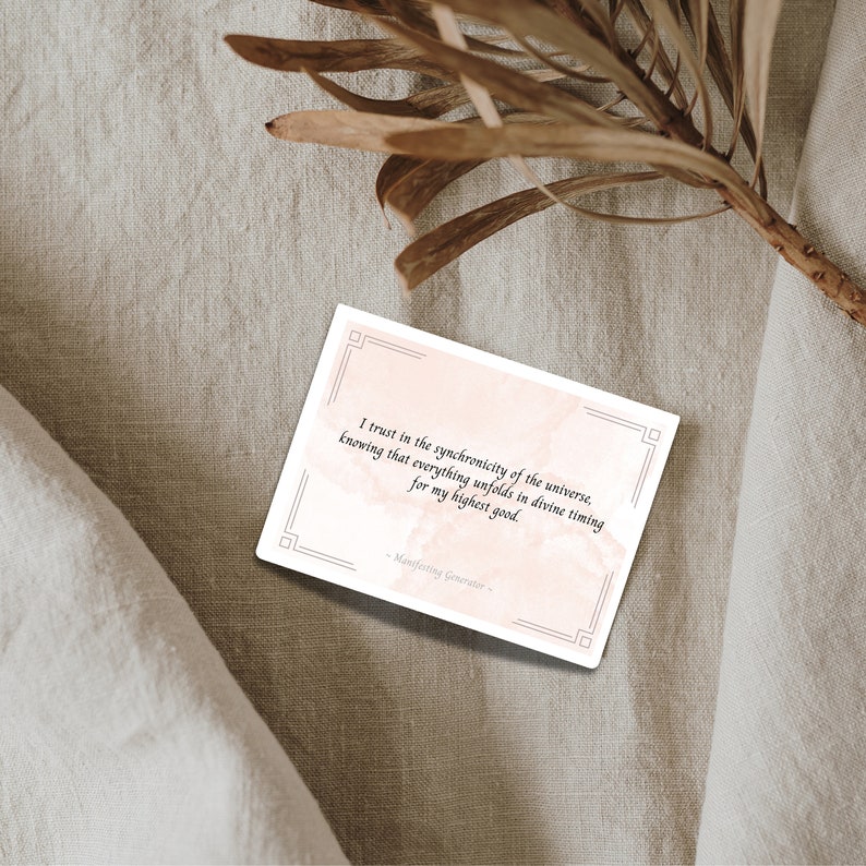 110 Printable Human Design Affirmation Cards/ Printable/vision Board ...