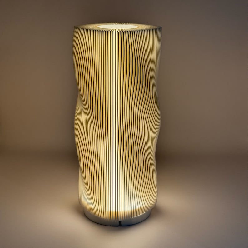 Wavy Modern and Portable Table and Desk LED Lamp Made in Australia ...
