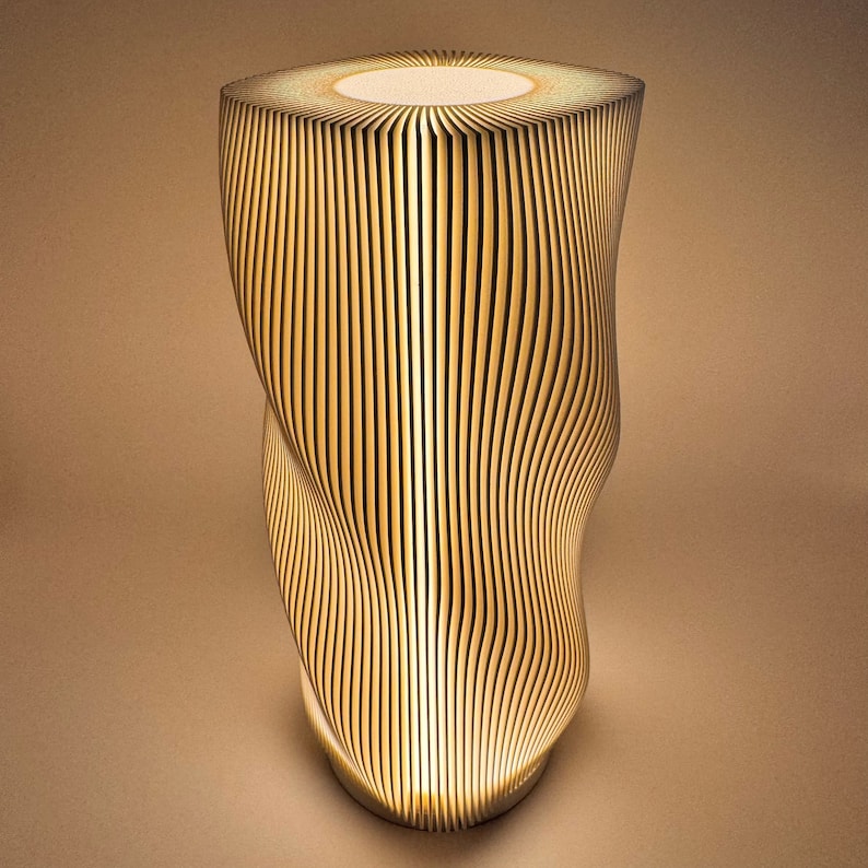 Wavy Modern and Portable Table and Desk LED Lamp Made in Australia ...