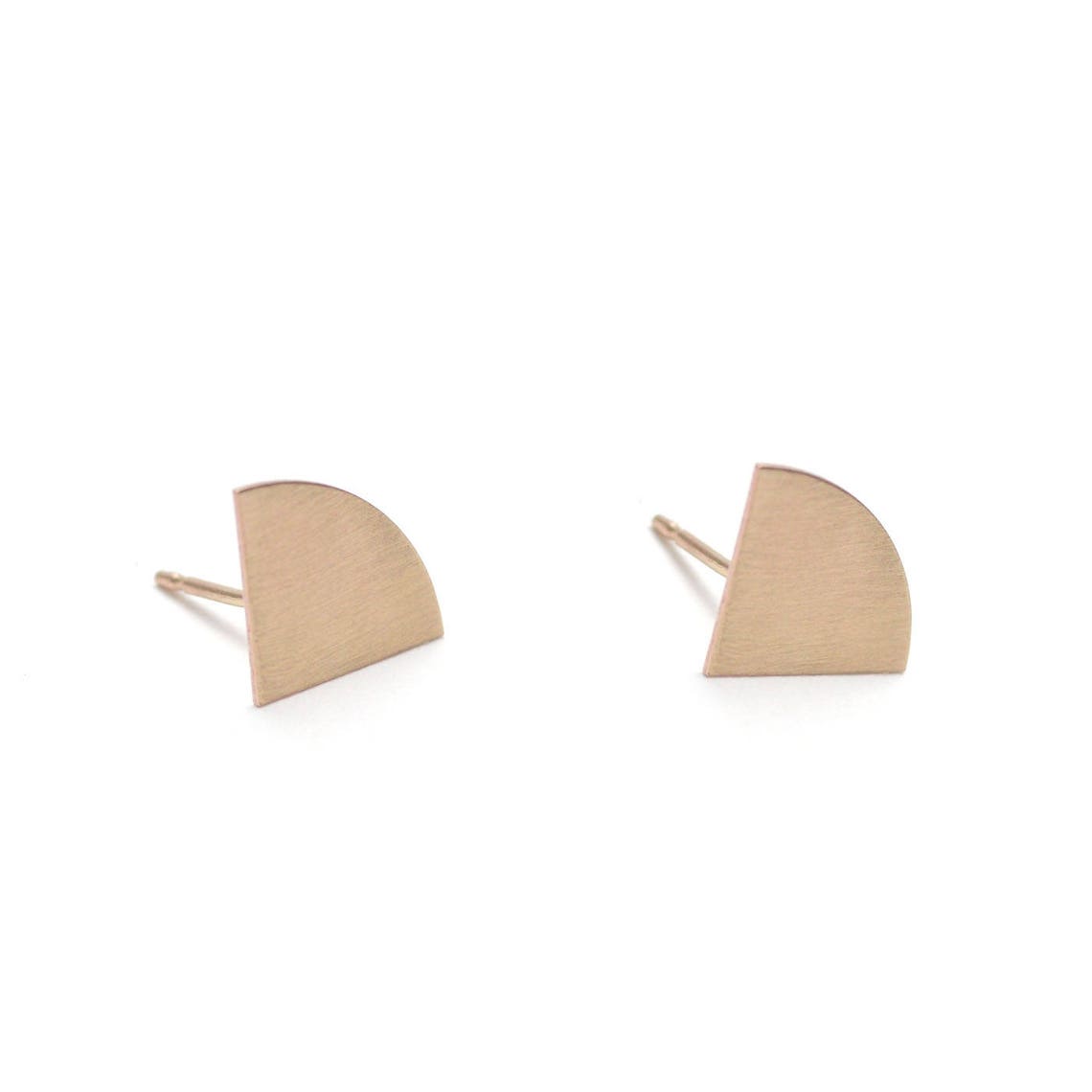 Geometric Gold Posts 14k Gold Fill Studs Minimal Posts - Etsy