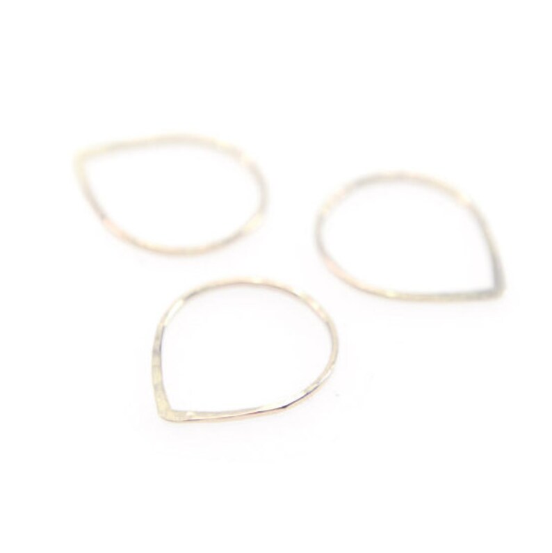 Drop Stacking Ring Gold Drop Ring 14k Gold Fill Stacking | Etsy