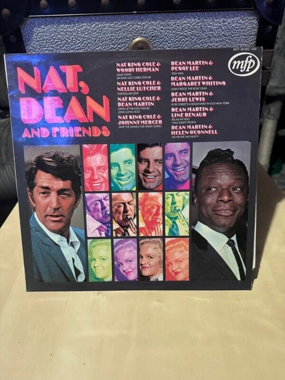 Nat King Cole and Dean Martin and Friends - Vinyl Lp- Vg+/vg+ - Etsy