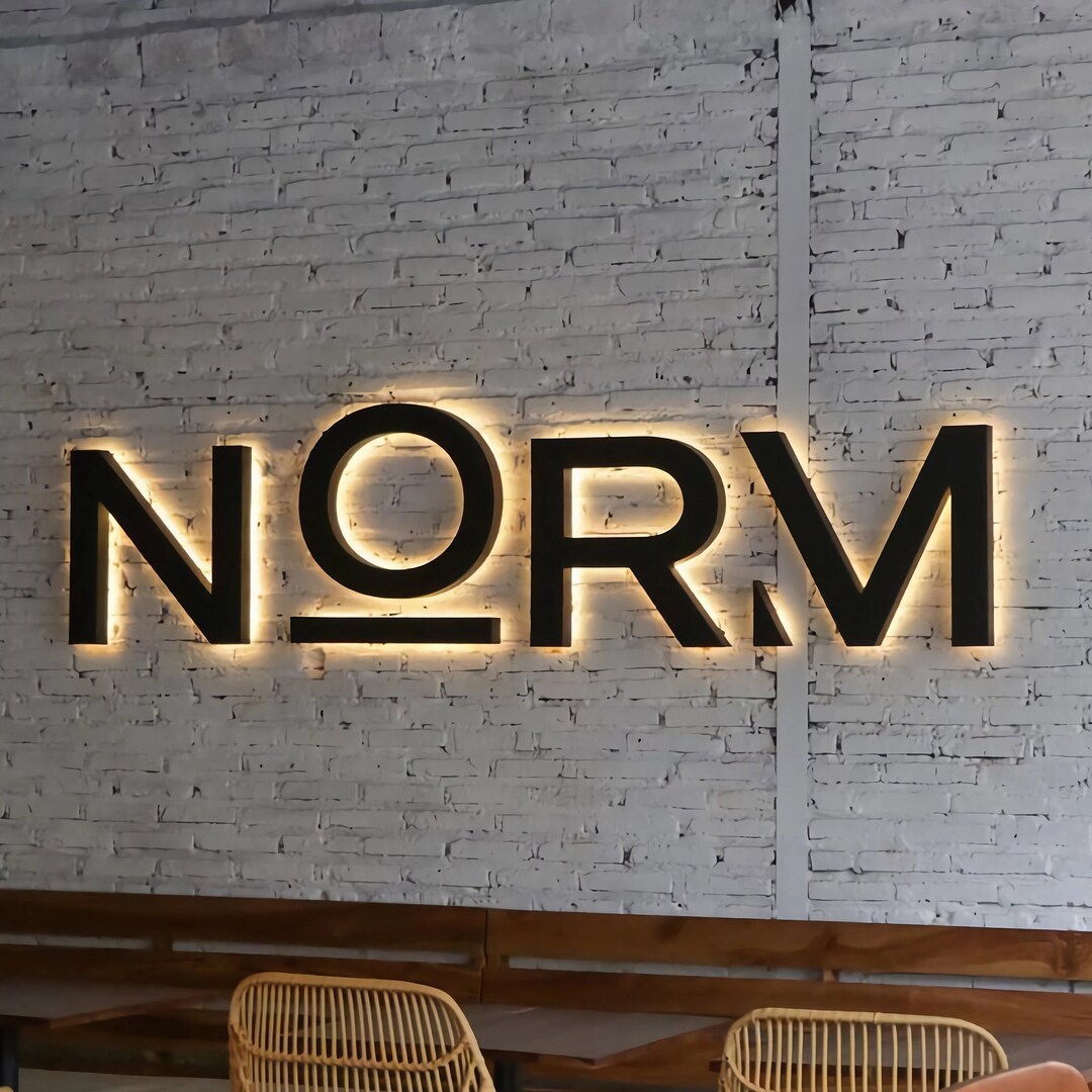 Custom Backlit Sign 3D Backlit Sign Business Sign Metal Sign LED Sign ...