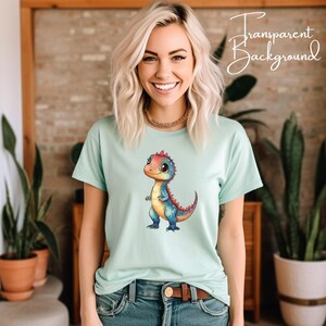 Printable Watercolor Dinosaur Clip Art Bundle 12 Adorable Dinosaur PNG ...