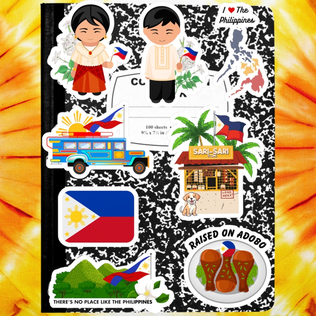 The Philippines Vinyl Car Decals Filipino Stickers, Decals for Laptops ...