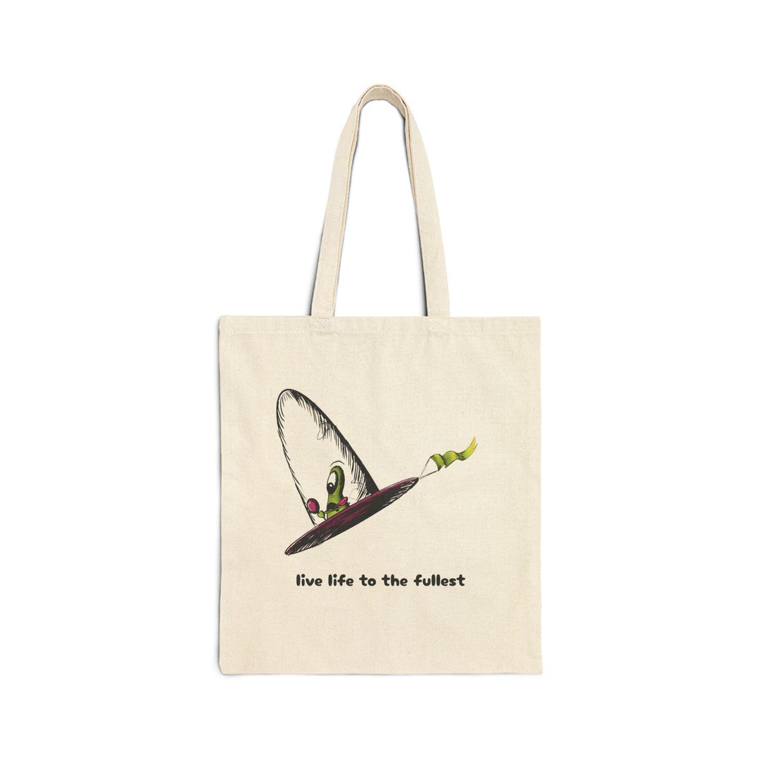 Live Life to the Fullest Bag - Etsy