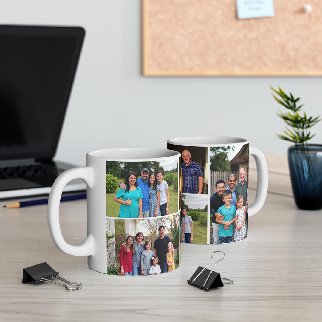 Custom Photo Mug, Photo Collage Mug, Custom Photo Gifts, Personalized ...