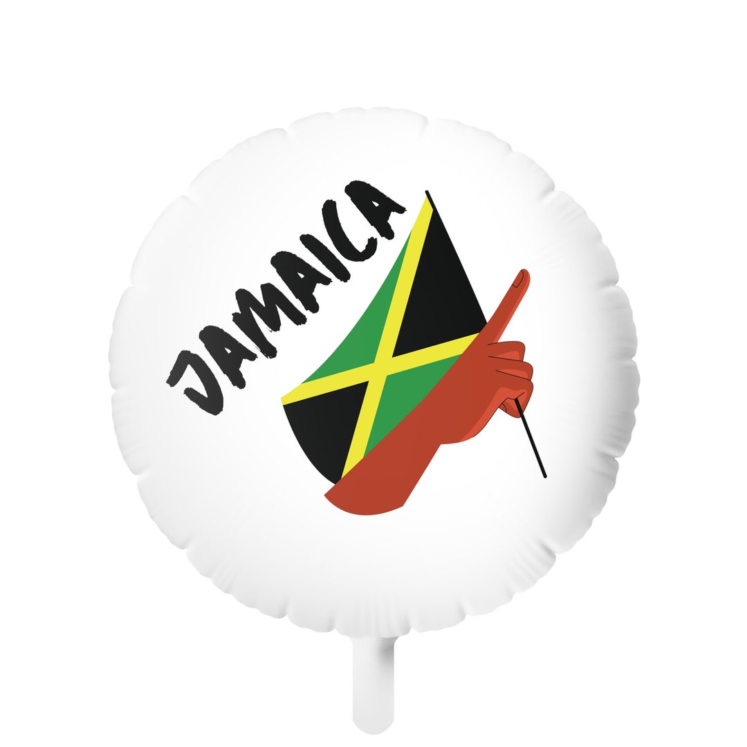 Jamaica Flag Mylar Helium Balloon 2 - Etsy